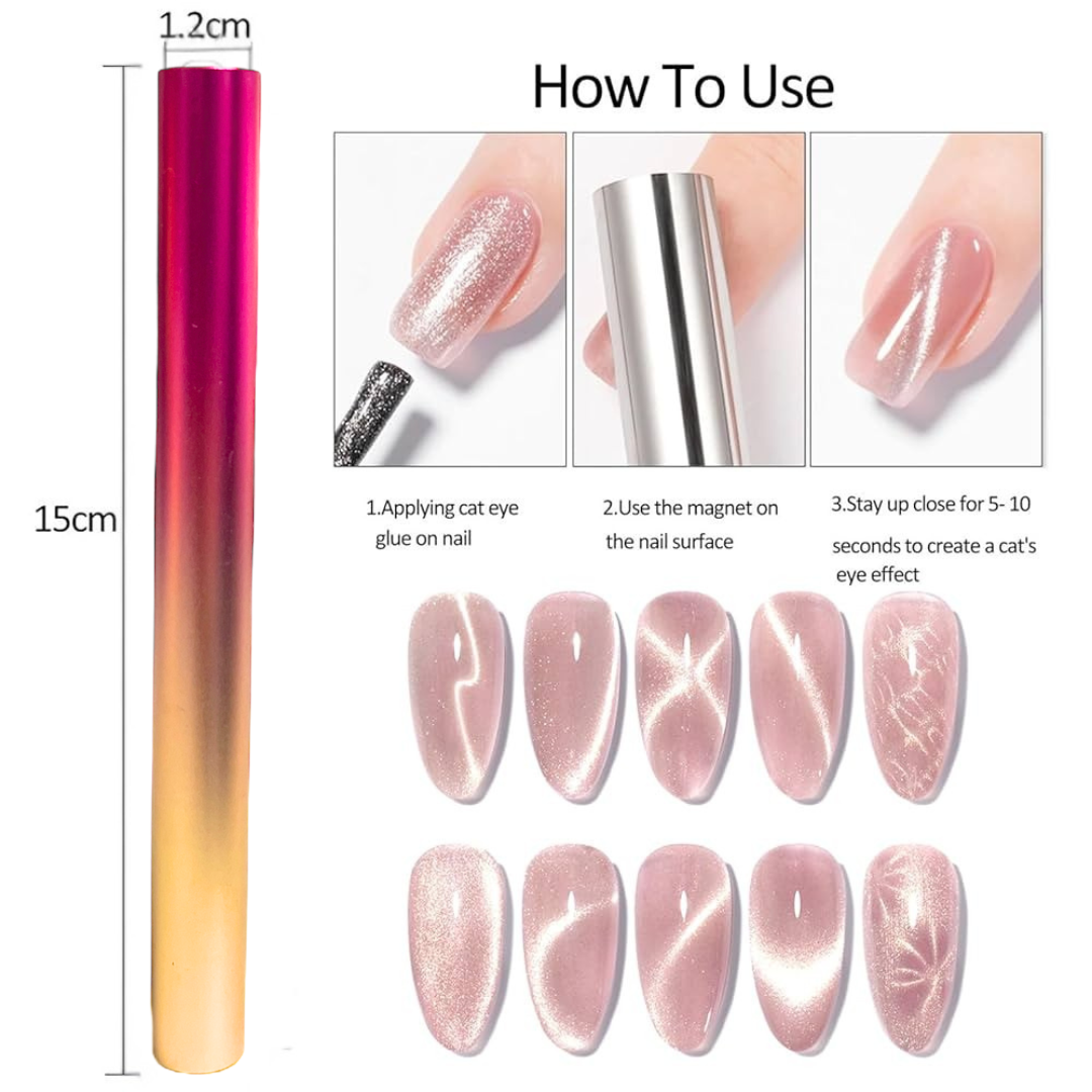 JNBS Cat Eye Magnet Large Stick Cylindrical Magnet 1pc (2 Styles ...