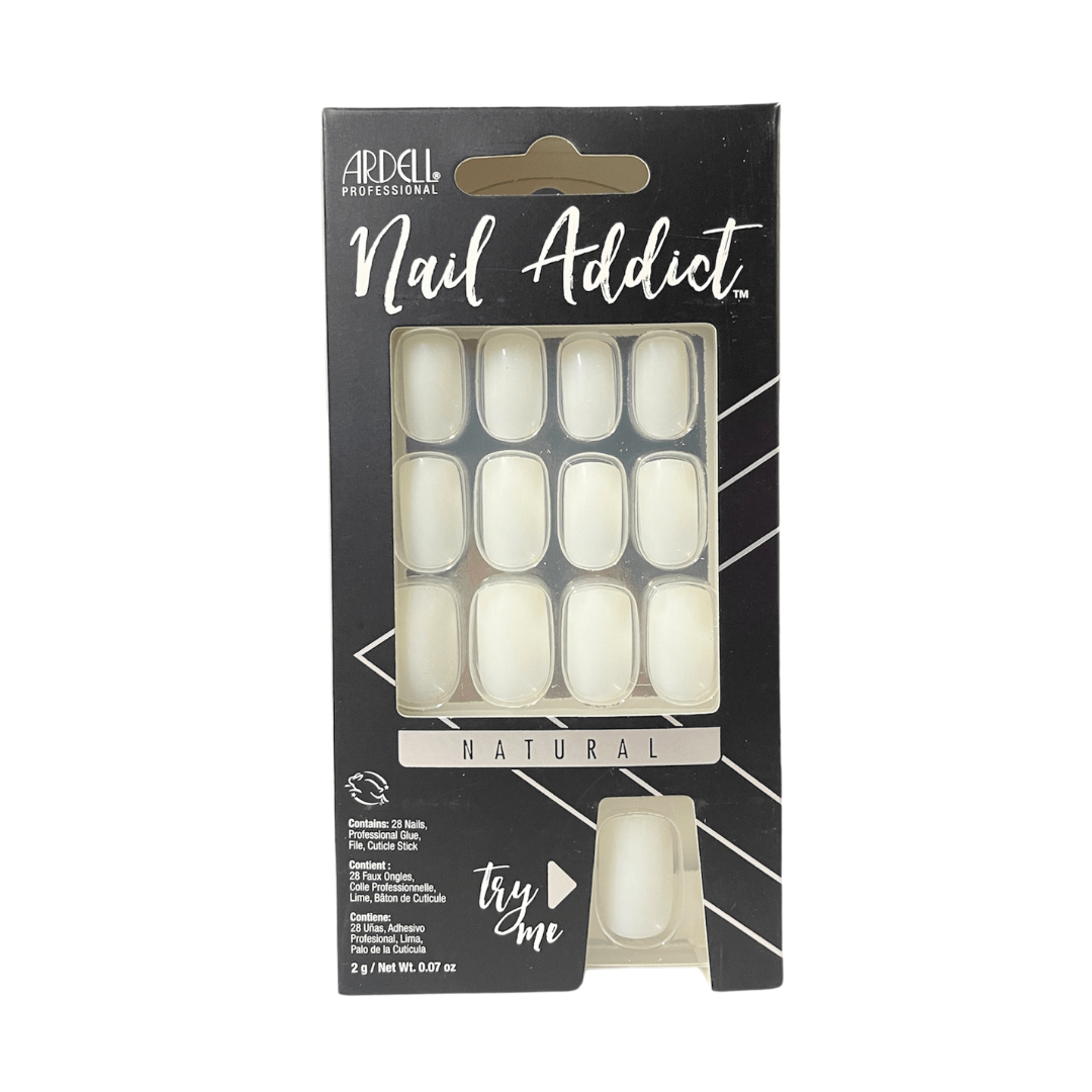 Ardell Nail Tips Set Nail Addict Natural Long – Jessica Nail & Beauty ...